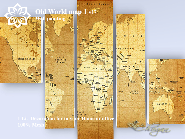 Second Life Marketplace - Cho*= Old World Map 1 C/m v17